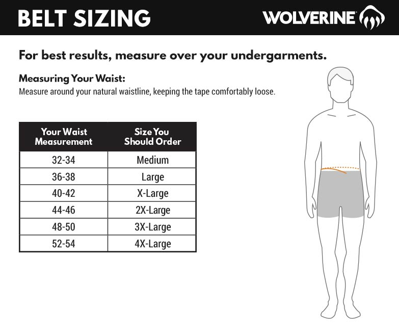 Wolverine WV9003 - Rugged Belt | Dungarees